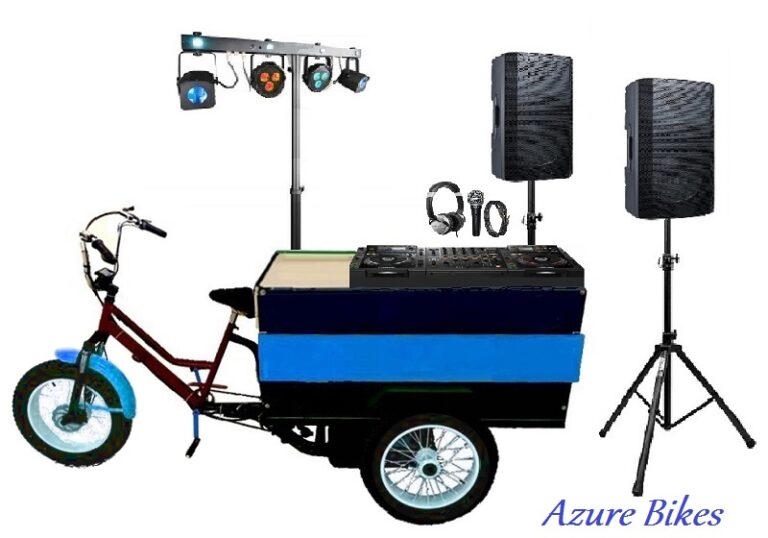 Mobile DJ Truck with DJ Set Equipment - Azure Bikes