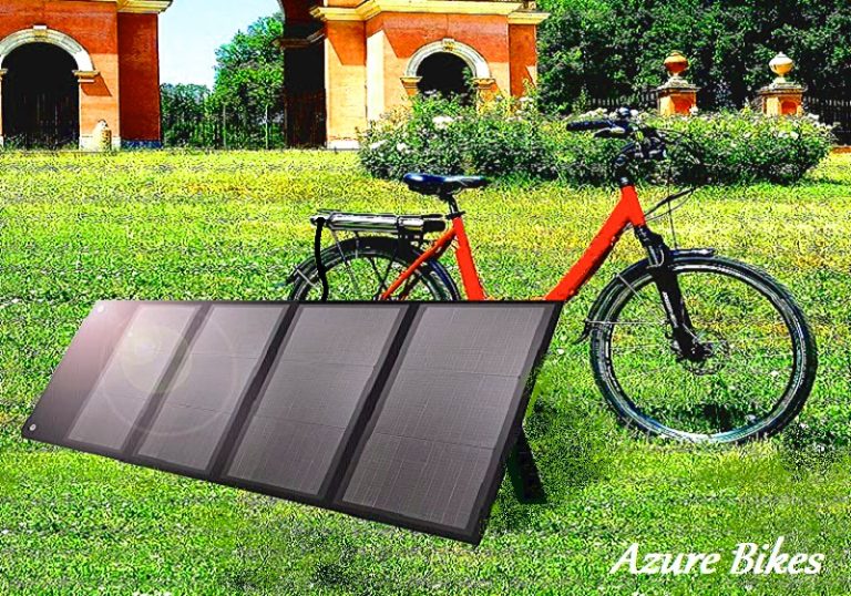 Portable E-Bike Solar Charger to Charge Any E-Bike - Azure Bikes