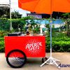 Aperol Spritz Mobile Bar Cocktail Cart for Sale - Azure Bikes
