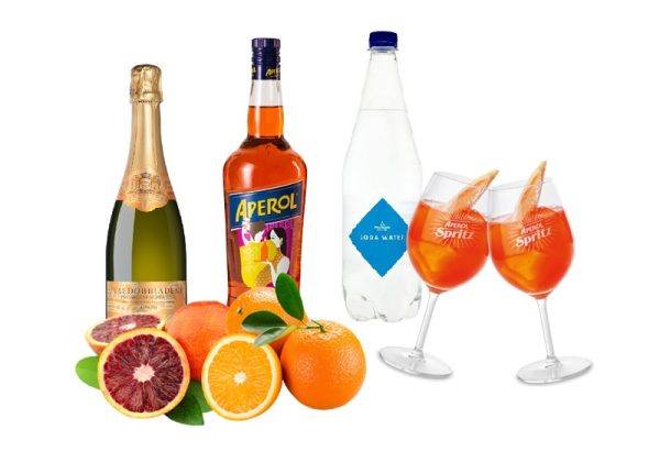 Aperol Spritz Mobile Bar Cocktail Cart for Sale - Azure Bikes