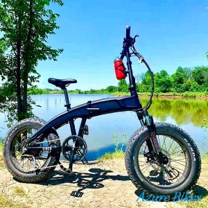 Mobile Coffee Cart, Electric Bike, Solar Charger - Azure Bikes